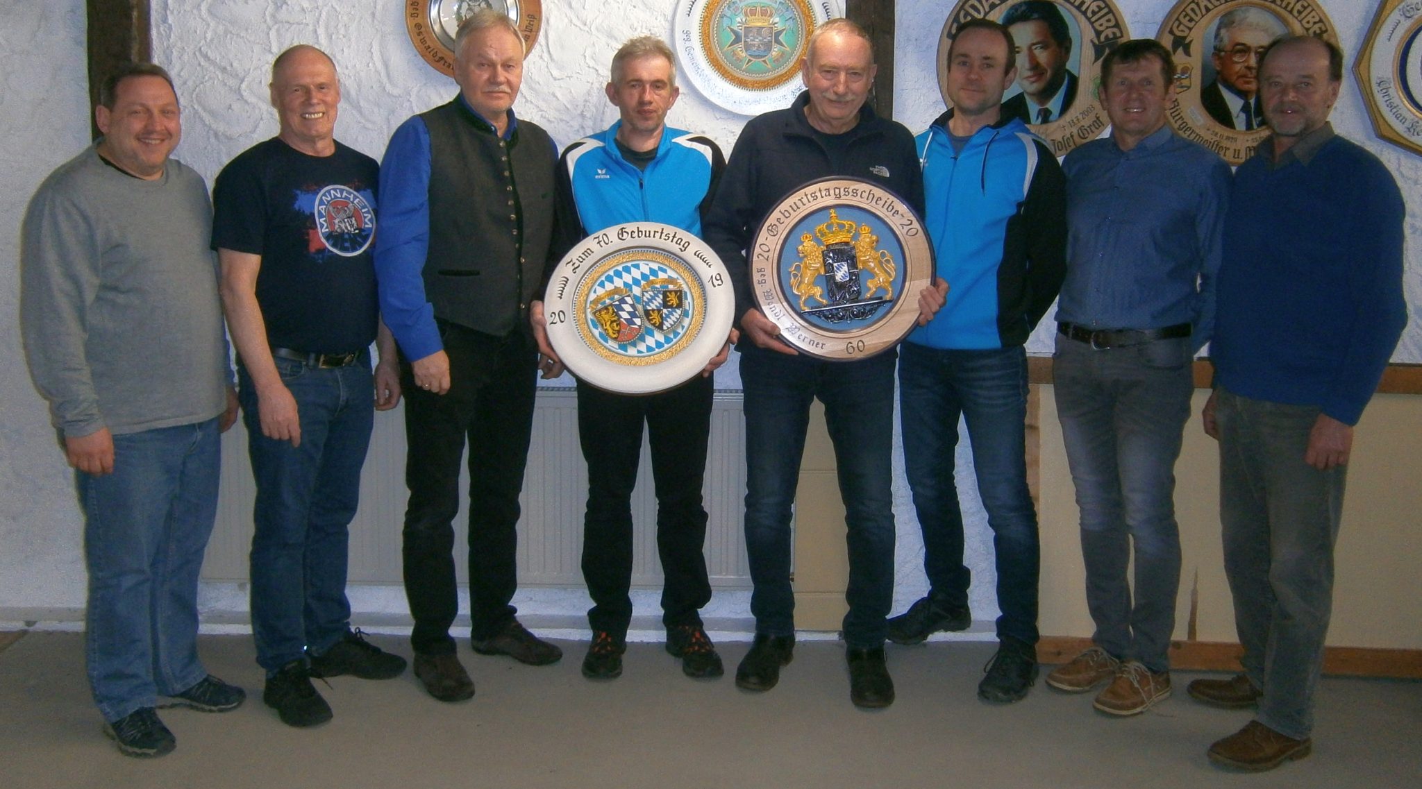 Geburtstagsscheibenschießen Werner Wendl und Peter Knerr ...